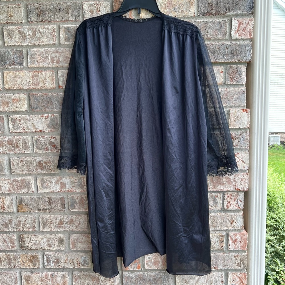 Vintage Boudoir Pinup Style House Robe - Gem